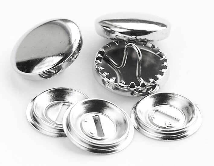 49147, 38mm metal buttons to cover-50PIECES · Wholesale Haberdashery ...