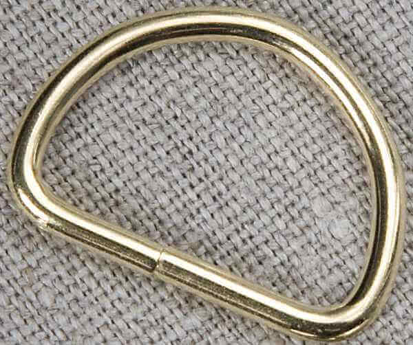 DRM075, 19/20mm Metal D rings - 100 pieces · Wholesale Haberdashery ...