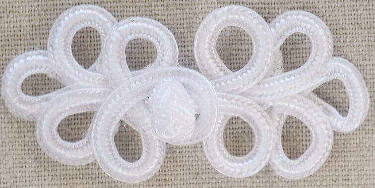 FROG4, corded frog fastener, 7cm x 3cm, in hang-sell packs - 5 cards ...