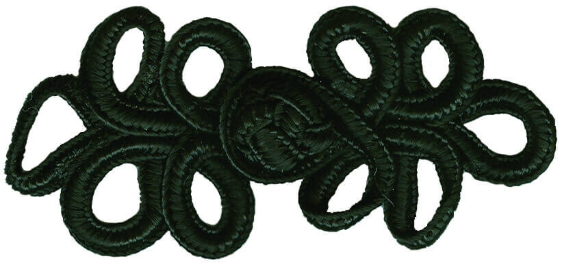 FROG4BULK, corded frog fastener, 7cm x 3cm, in bulk packs-100 PIECES ...